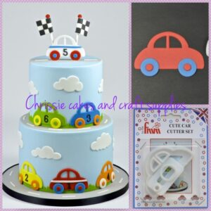 cute car cutter set of 2