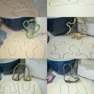 WILD WEST KIT HORSE SHOE CACTUS COWBOY HAT BOOT SHERIFF SET OF 6 COOKIE CUTTER USA PR1105