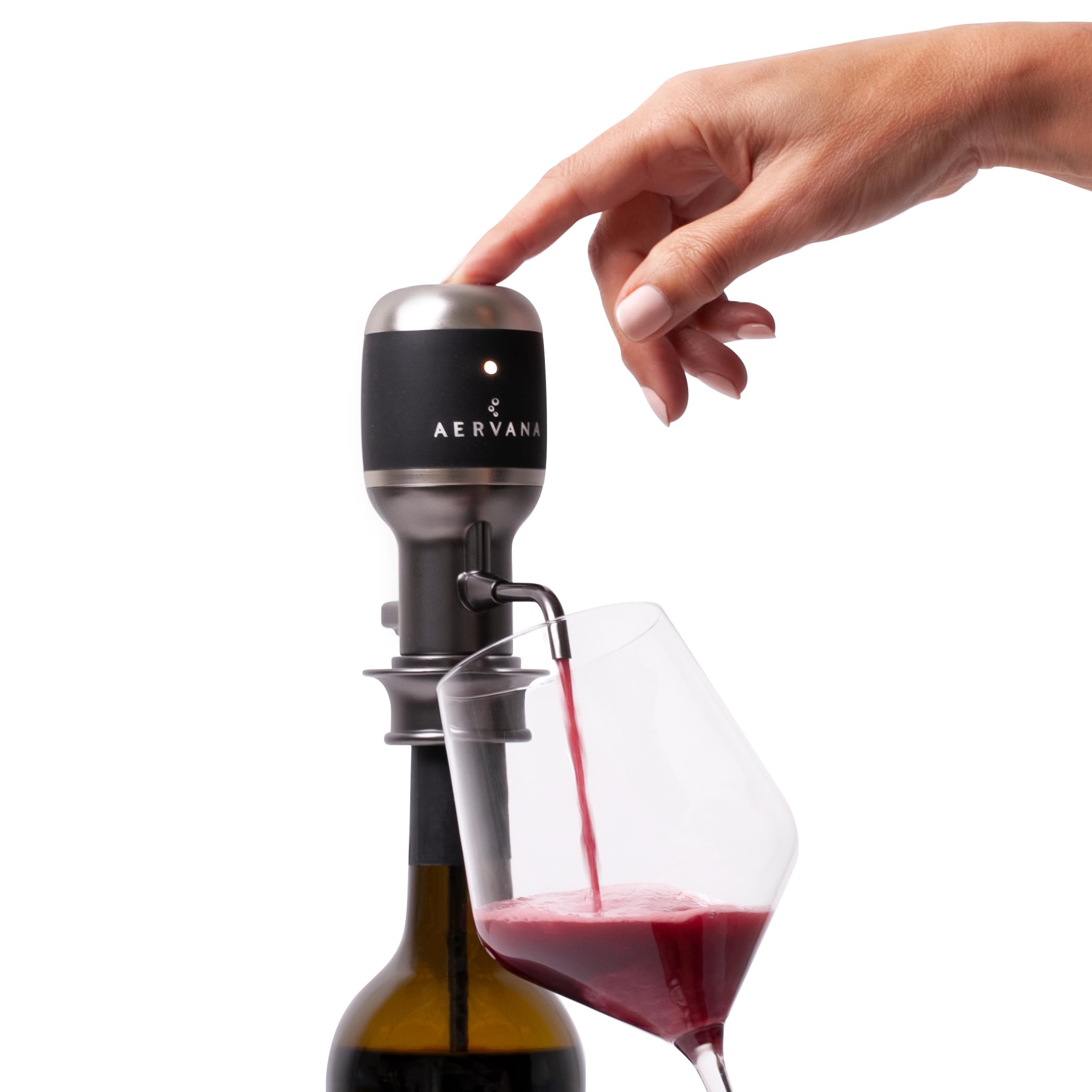 Aervana Select: Variable Electric Wine Aerator and Pourer/Dispenser - Air Decanter - Personal Wine Tap for Red and White Wine 750ml and 1.5l with Stand (New)