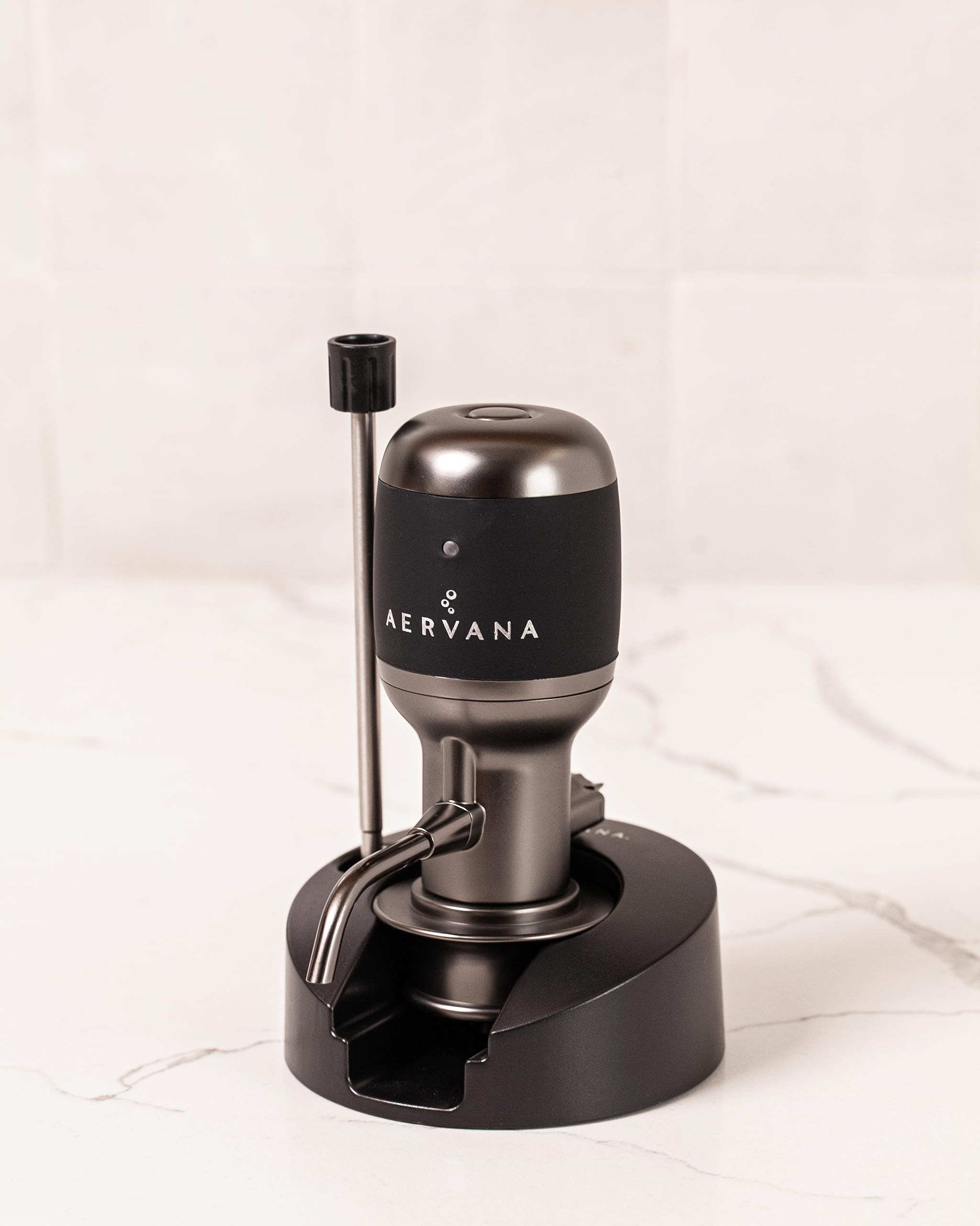 Aervana Select: Variable Electric Wine Aerator and Pourer/Dispenser - Air Decanter - Personal Wine Tap for Red and White Wine 750ml and 1.5l with Stand (New)