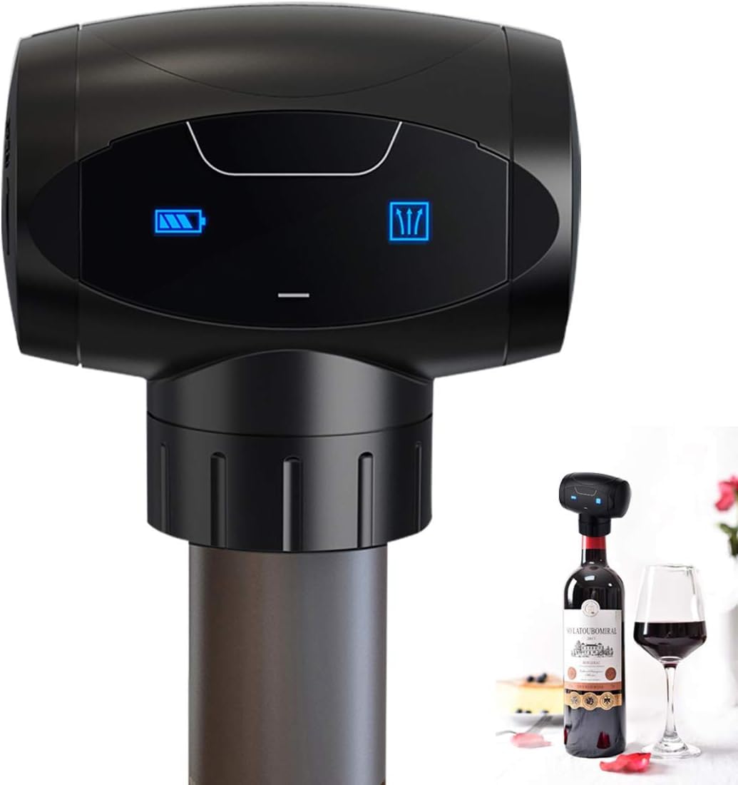 marofin Electric Wine Saver Vacuum Pump with Wine Stopper-Wine Bottle Sealer