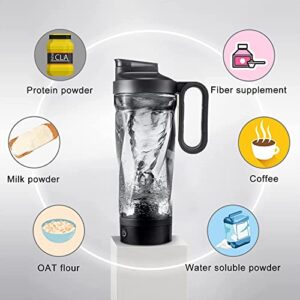 Electric Shaker Bottle, 34 oz Blender Bottles, Made with Tritan - BPA Free - Portable Mixer Cup/USB Rechargeable