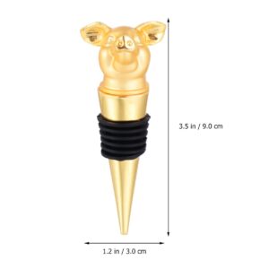 2pcs Stoppers for Animal Stopper Saver, Metal Plug Supplies Beverage Stopper- Sealer Sign Restaurant Party, Corks Pig Saver Home Holiday Wedding Beverage,