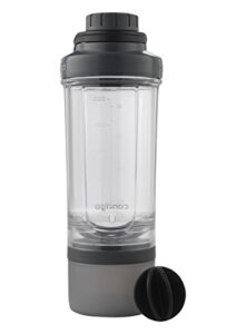 contigo 2076738 shake n go fit tritan strg 22oz, storage, smoke with protein ball