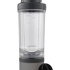 Contigo 2076738 Shake N GO FIT TRITAN STRG 22OZ, Storage, Smoke with Protein Ball