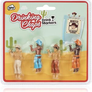 NPW Drinking Buddies Chaps, 4-Count, Assorted