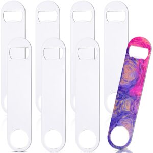 sublimation blank bottle opener stainless steel flat bottle opener flat bottle opener blank beer bottle opener for kitchen or restaurant custom personalized sublimation photo(,)