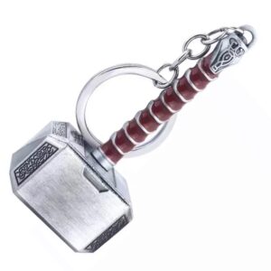 Bottle Opener Thor Bottle Opener Shape Beer Opener Funny Thor of Hammer Mjolnir Keychain Opener Thor Hammer Lovers Gift Party Pub Bar Gifts Wine Corkscrew Beverage Wrench  (Silver)