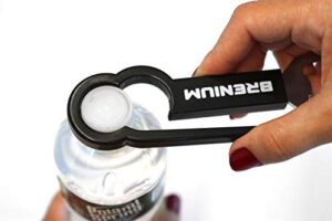 brenium multifunctional bottle opener for water and beer bottle, plastic water bottle, twist-off, for weak hands, seniors, elderly, rheumatoid arthritis, bottle gripper, ergonomic