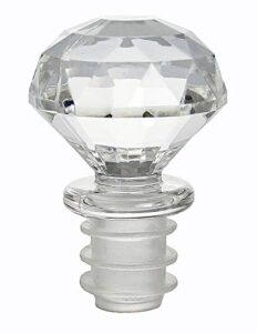 prodyne acrylic diamond faceted bottle stopper