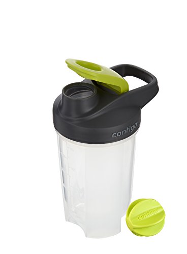 Contigo Shake & Go Fit Snap Lid Shaker Bottle, 20 oz., Electric Green