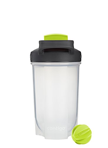 Contigo Shake & Go Fit Snap Lid Shaker Bottle, 20 oz., Electric Green