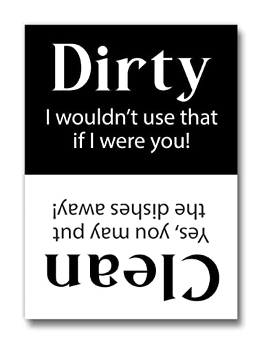 Clean Dirty Dishwasher Magnet Sign The Best Kitchen Accessory