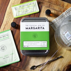 The Cocktail Box Co. Margarita Cocktail Kit - Premium Cocktail Kits - Make Hand Crafted Cocktails. Great Gifts for Him or Her Cocktail Lovers (1 Kit)