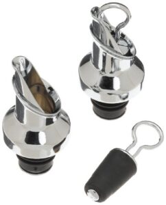 prodyne wine pourer/stopper, set of 2