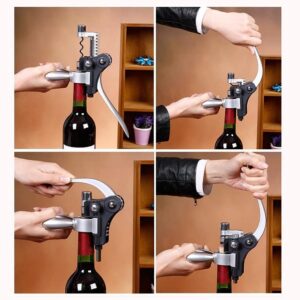 VASFFG Wine Opener Set, Manual Wine Corkscrew, Wine Opener Set Accessories.Rabbit Wine Opener Set Gift Box.