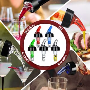 SuproBarware Automatic Measured Bottle Pourer Liquor Bottle Pourer Quick Shot Dispenser 1oz Liquor Pour Spout for Alcohol,Wine,Spirits, Home Bar Kitchen Tools 25 Pack