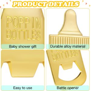 50 Pieces Baby Shower Bottle Opener Popping Bottle Opener Baby Shower Favors Feeder Shaped Bottle Opener for Guests Baby Shower Souvenirs for Baby Shower Wedding Party Favor Decoration Supplies (Blue)