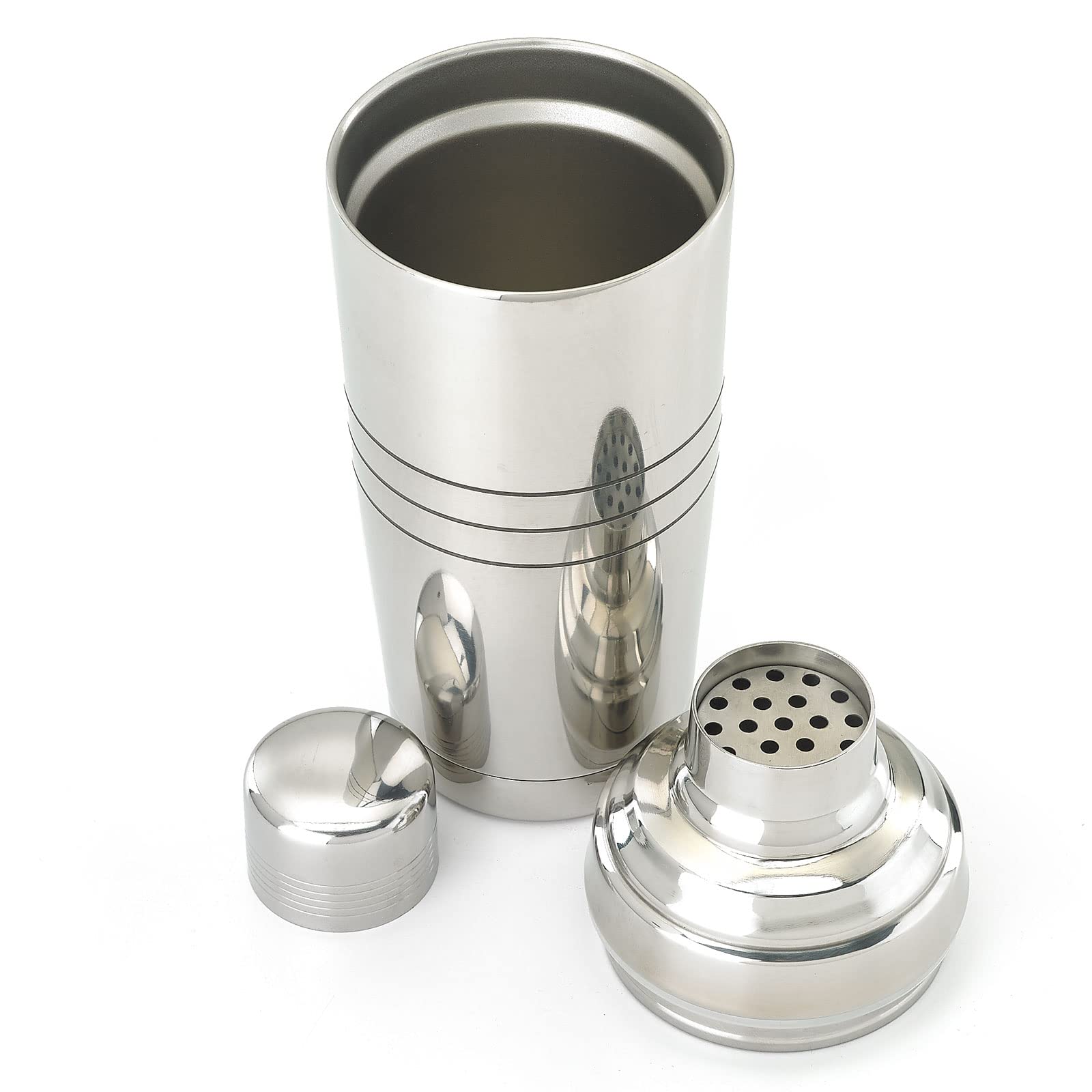 Barfly Double Wall Insulated Cocktail Shaker Tin, 19 oz (550 ml), Stainless (M37157)