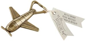 kate aspen let the adventure begin bottle opener, single, bronze