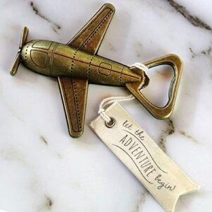 Kate Aspen Let The Adventure Begin Bottle Opener, single, Bronze