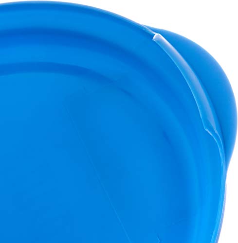 San Jamar-SI6500 Saf-T-Ice Commercial Ice Tote Snap-Tight Lid - Blue, 1 Count (Pack of 1)