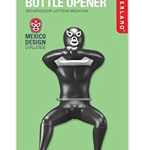 Kikkerland Luchador Bottle Opener, Colors may vary and Styles