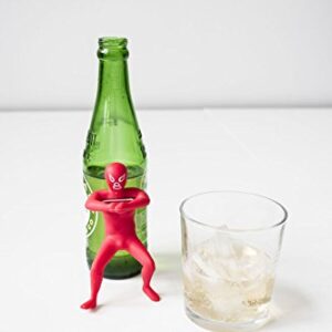 Kikkerland Luchador Bottle Opener, Colors may vary and Styles