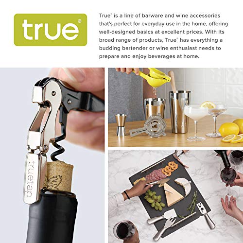 True Shark Corkscrew, Soft Touch Double-Hinged Waiter’s Style Corkscrew Wine Bottle Opener, Gift for Wine Lovers and Animal Lovers