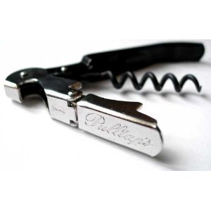 Pulltap's Professional Double-hinged Waiter's Corkscrew with Pulltap's Logo.