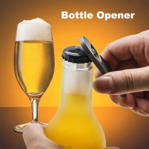 TI-EDC Titanium Beer Bottle Opener Keychain Pendant Compact Durable Easy to Use Cap Opener