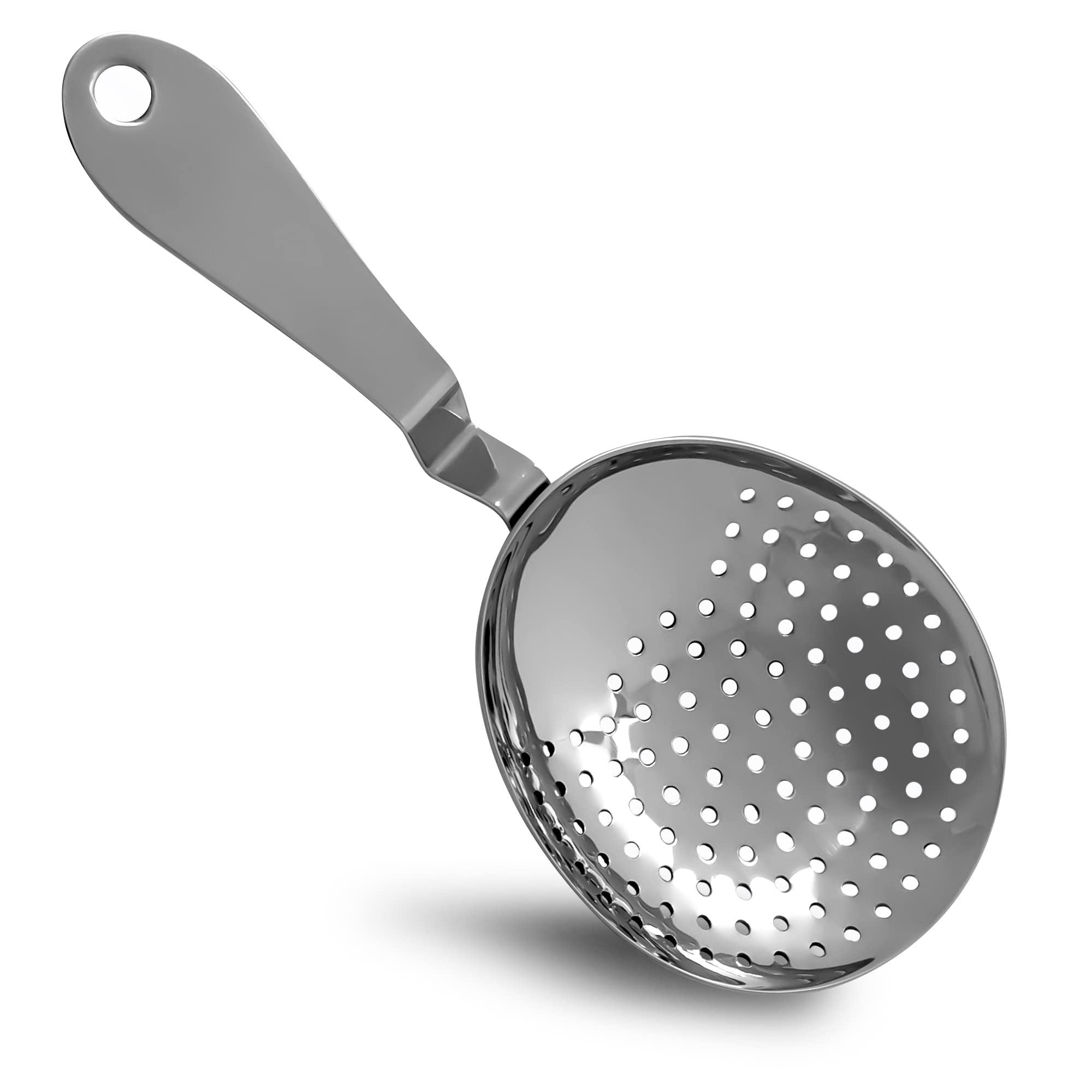 The Art of Craft Julep Strainer: Stainless Steel Cocktail Strainer for Home or Commercial Bar