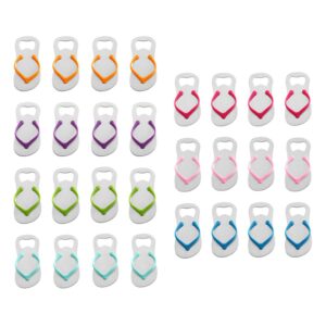 qll 28 pcs special "pop the top" flip-flop bottle opener for wedding favors