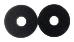 rsg today black plastic glass rimmer and margarita salter 2pk replacement sponge