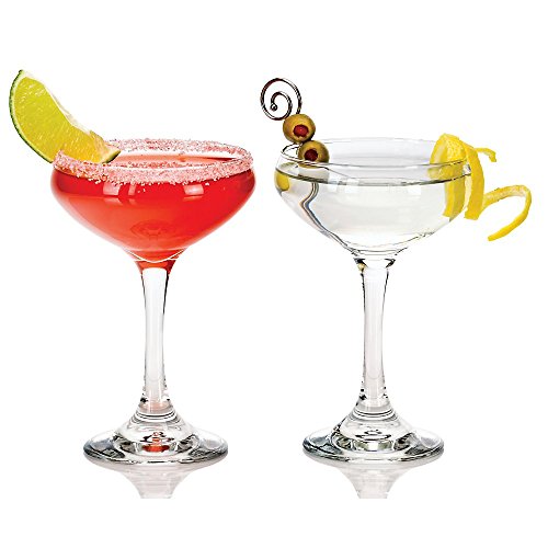 Libbey 3055 Perception 8.5 Ounce Cocktail Coup Glass - 2 Pack