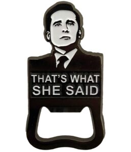 balanced co. michael scott bottle opener michael scott beer opener (twss)