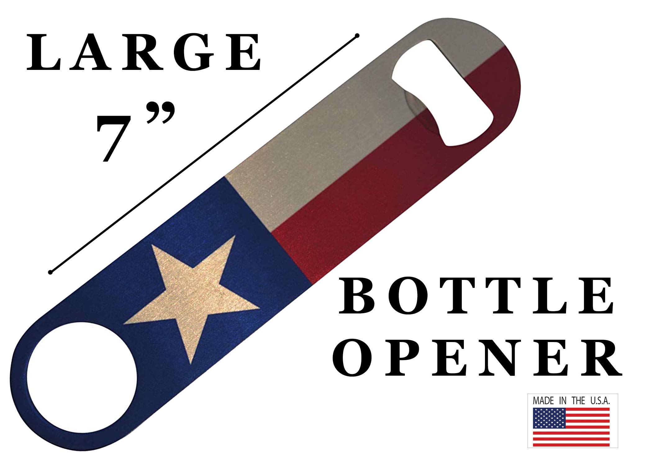 Texas State Flag Speed Bottle Opener Heavy Duty Gift For Texan Lone Star State Flag