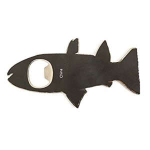 Tinksky Bottle Opener Fridge Magnet Stainless Steel Rainbow Trout Fish Shape 2 in 1