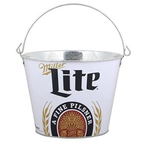 miller lite throwback beer ice bucket