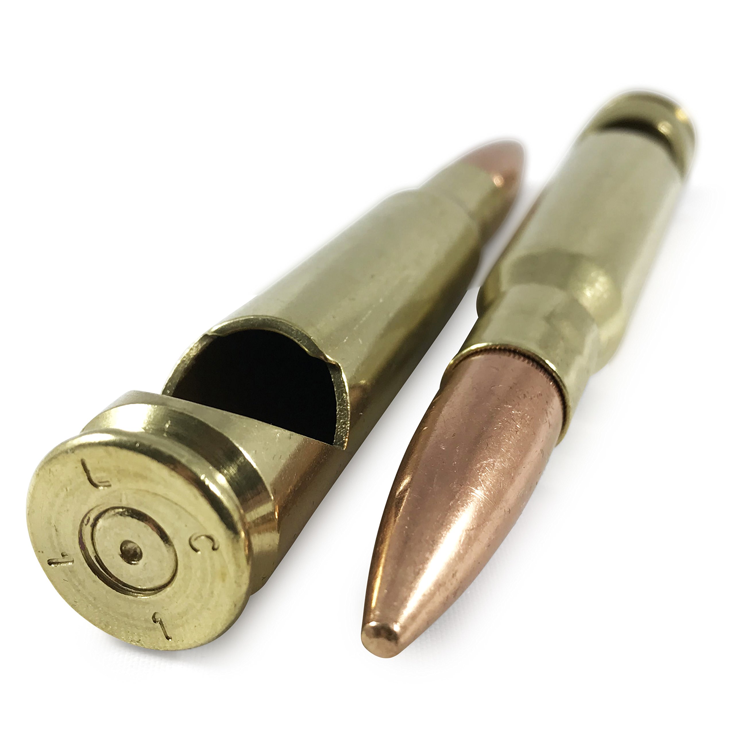 50 Caliber BMG Real Brass Bullet Shaped Bottle Opener - Set of 6