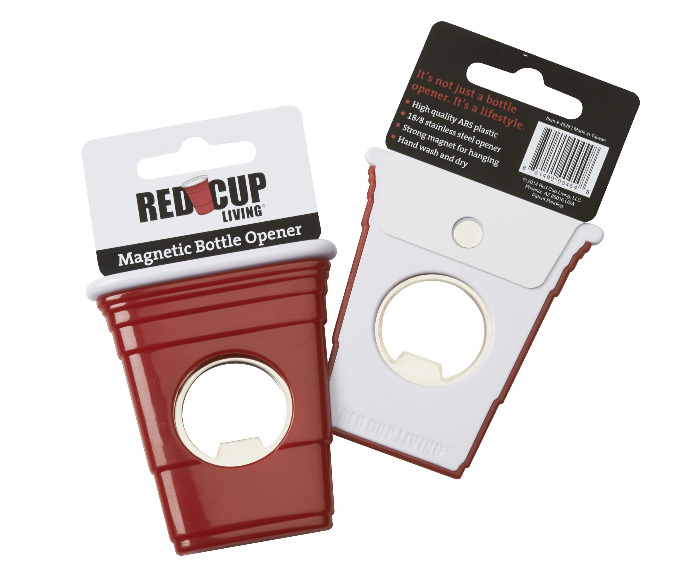 Red Cup Living Magnetic Bottle Slim Opener, 8.1"-10.0", Bottle Opener, Solid and Durable Beer Openers. Easy to Carry, BPA Free