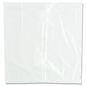 inteplast group ice bucket liner bags, 3 qt, 0.24 mil, 12" x 12", clear, 1,000/carton