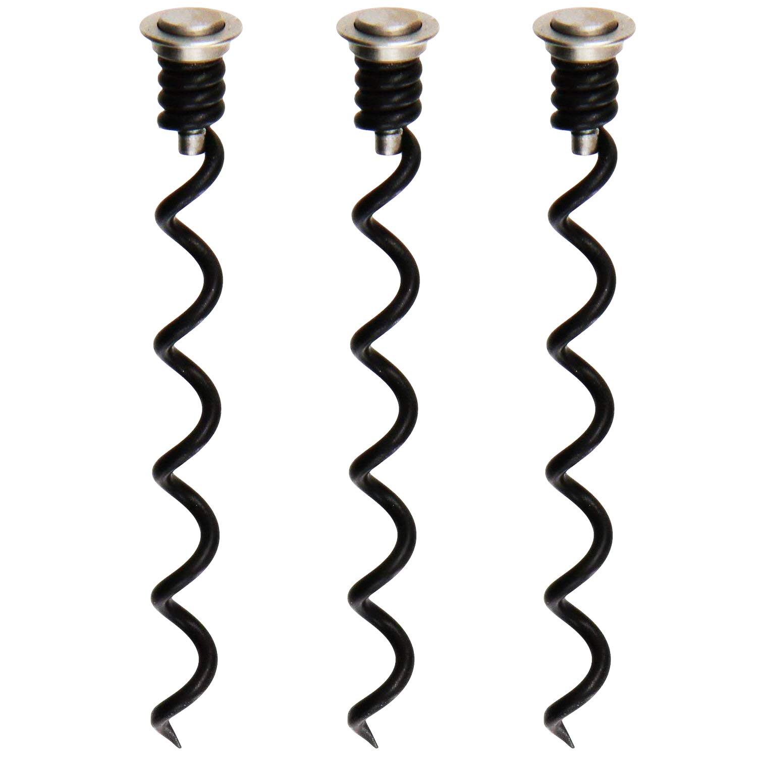 3 Pack Replacement Corkscrew Spiral, Replacement Worm for Brookstone Wine Opener and Keissco Wine Opener Only