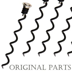 3 Pack Replacement Corkscrew Spiral, Replacement Worm for Brookstone Wine Opener and Keissco Wine Opener Only