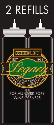 Cork Pops III Corkscrew Replacement Cartridges -Set of 6