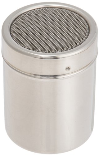 Ateco Stainless Steel Shaker, 4-ounce Capacity with Fine Mesh