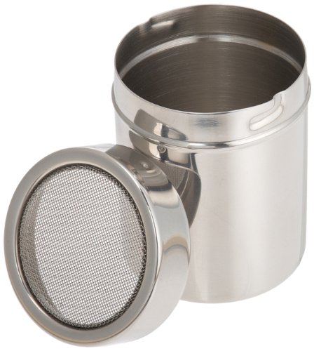 Ateco Stainless Steel Shaker, 4-ounce Capacity with Fine Mesh