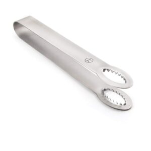 outset stainless steel ice tongs, 8-inch length, model: