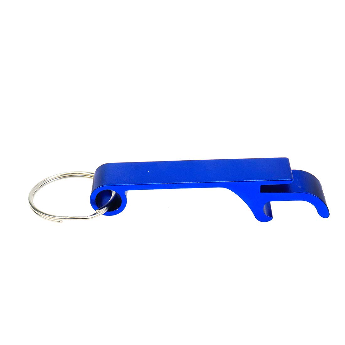 Xiaoyztan 20 Pcs Antler Design Bottle Opener Keychain Pendants, Aluminum Portable Keyring Beer Bottle Opener Pocket Small Bar Claw Beverage Multi-functional Tool, Blue