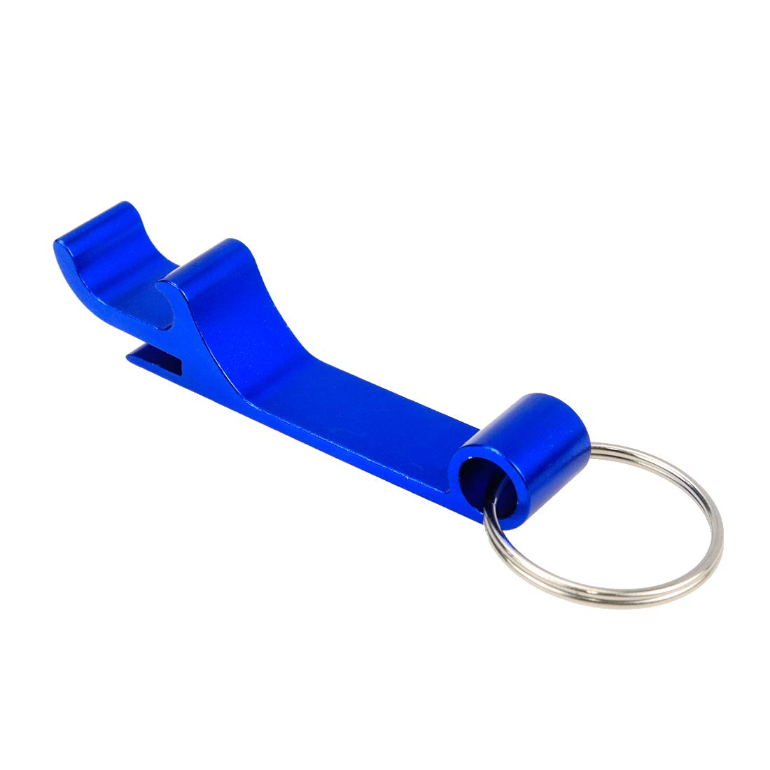 Xiaoyztan 20 Pcs Antler Design Bottle Opener Keychain Pendants, Aluminum Portable Keyring Beer Bottle Opener Pocket Small Bar Claw Beverage Multi-functional Tool, Blue